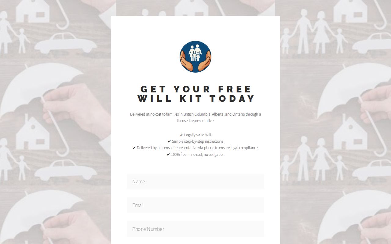 Free Will Kit – Trusted by Canadian Families